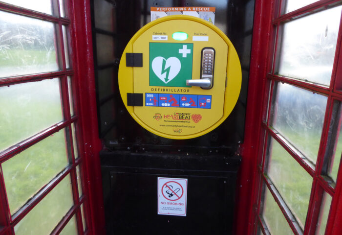 Telephone Box Defibrillator Machine - Greater Horseshoe